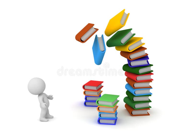 Falling Books Stock Illustrations – 1,654 Falling Books Stock ...