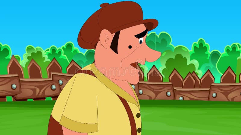 2d Character Walking Cycle of a Farmer Stock Video - Video of cycle ...