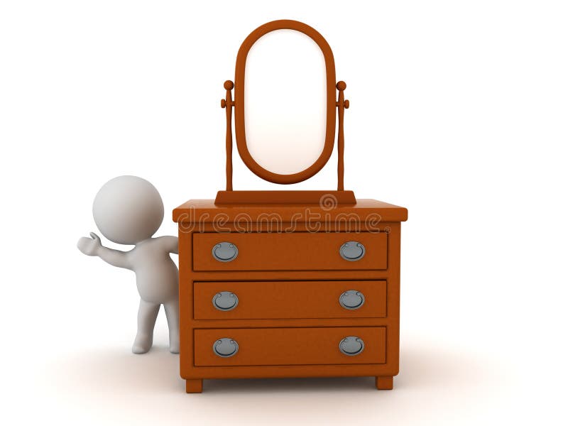 Waving Wardrobe in the a Character Shape Stock Vector - Illustration of ...