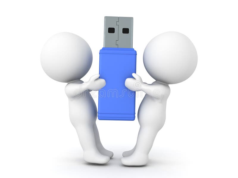 3D Characters Fighting with Crayons Stock Illustration - Illustration ...