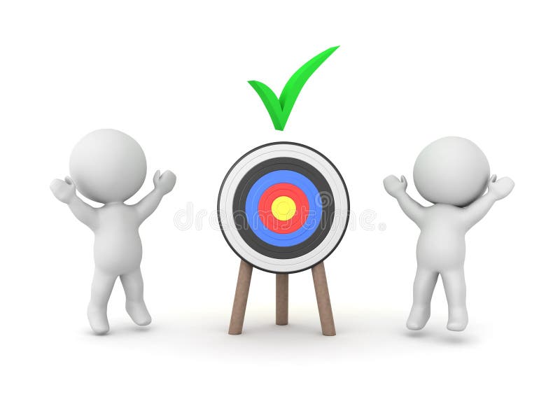 Happy Man Completed Task and Triumphing with Raised Hands on the His ...