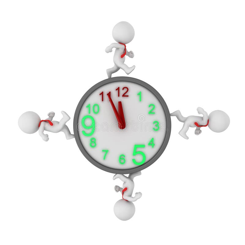 Working Around Clock Stock Illustrations – 397 Working Around Clock ...