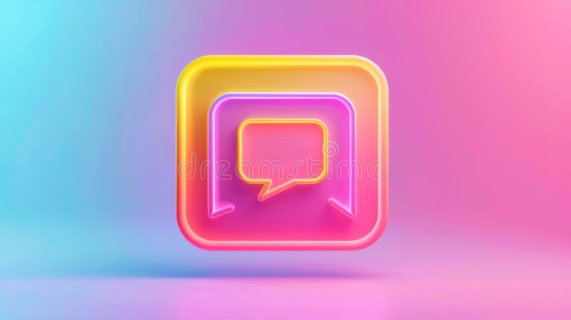 A 3D Chat Speech for Message Boxes or Comments. a Text Dialog Bubble ...