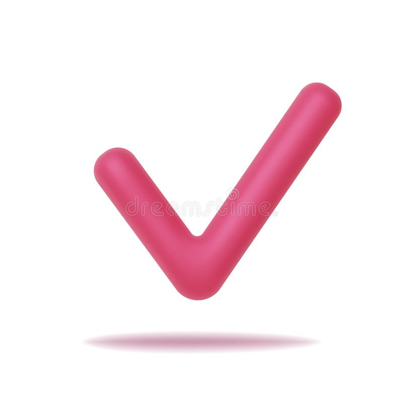 Checkmark Pink Stock Illustrations – 947 Checkmark Pink Stock ...