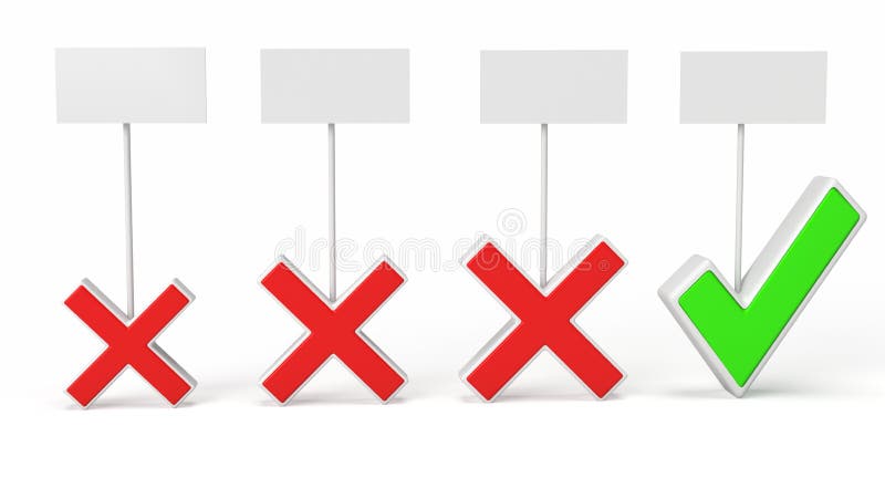 3D Check List stock illustration. Illustration of white - 221140723