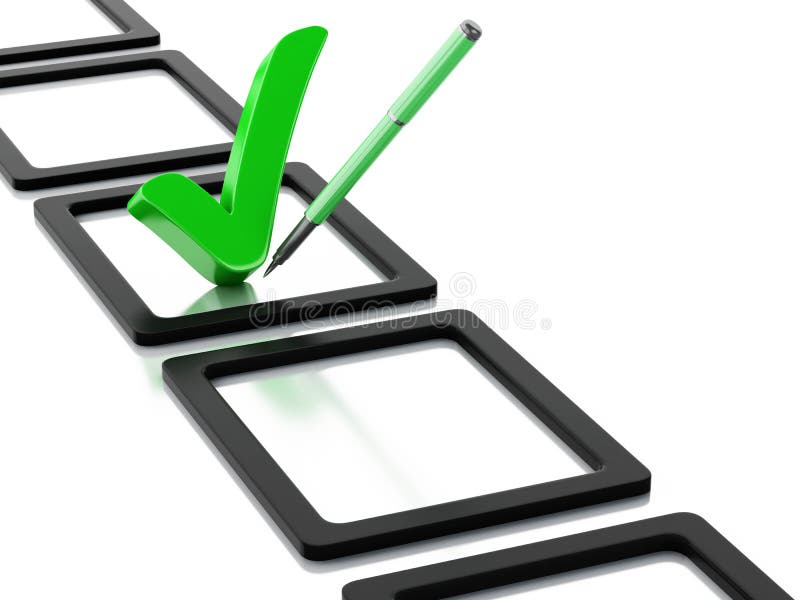 The image of a Checklist stock vector. Illustration of checks - 119373270