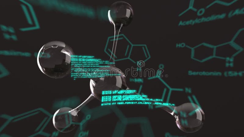 3d Chemical Compound with Data and Structural Formula of Chemical ...