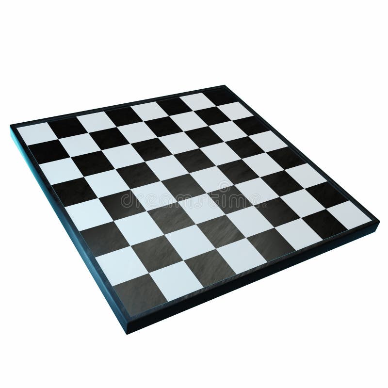 3D Chess Board Illustration Stock Illustration - Illustration of ...