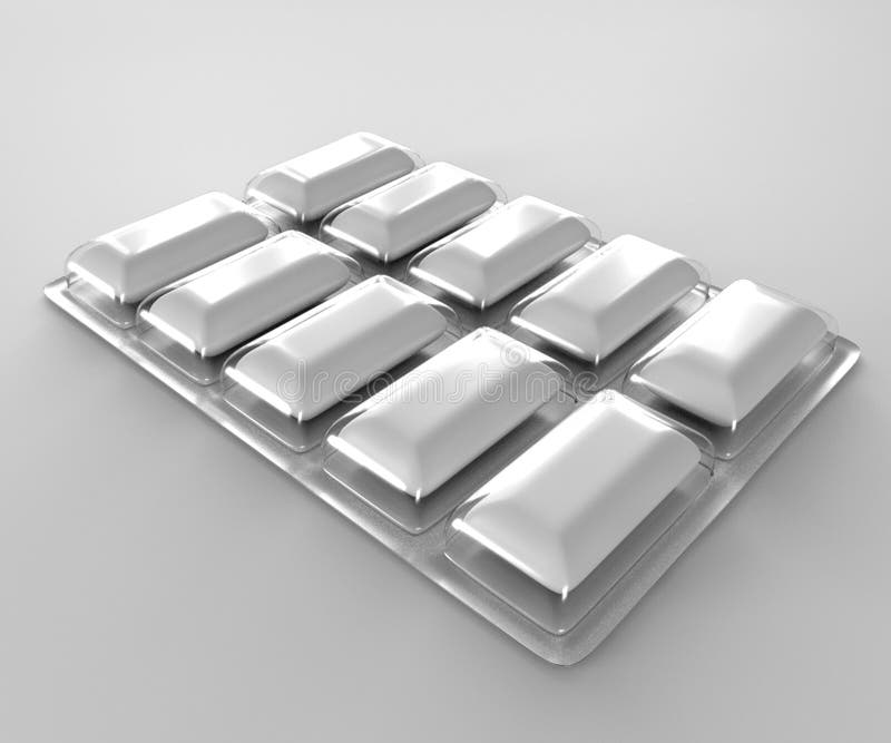 Empty Chewing Gum Package Stock Illustrations – 99 Empty Chewing Gum ...