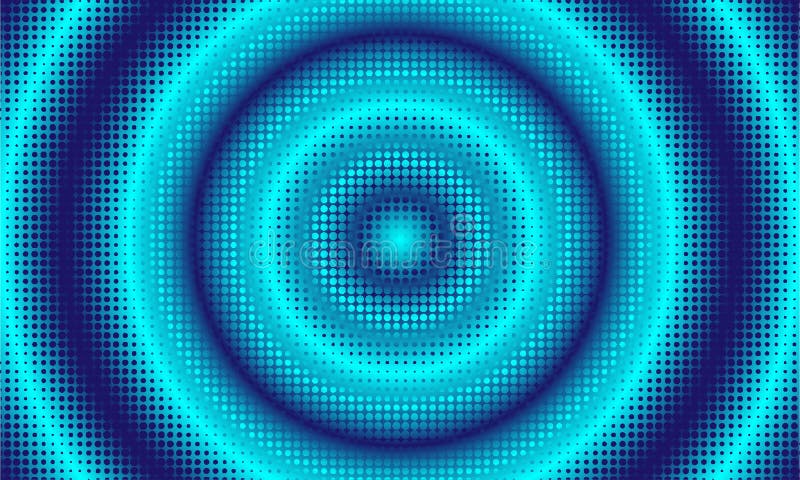 3d Background, Blue Circle Gradient, Dot Pattern, Color Mosaic, Radial ...