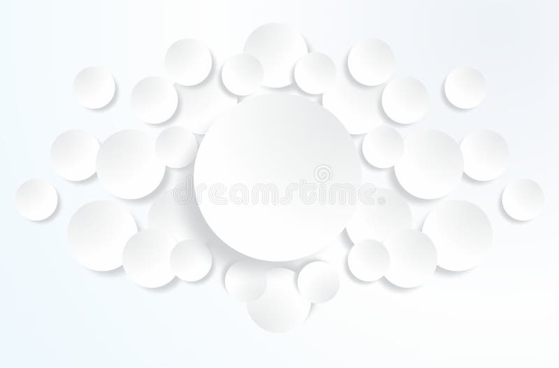 3D Circle Background, Background with Emboss Circle Stock Vector ...