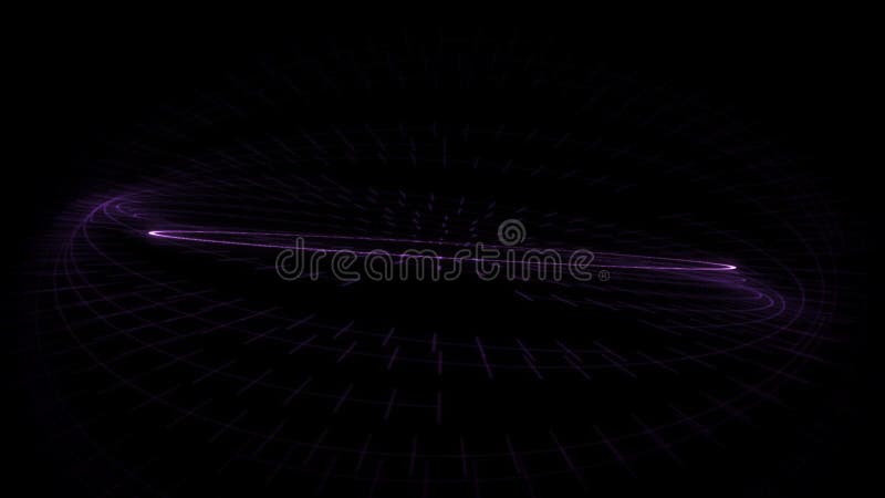 3D Circle Radial Patterns Audio Reactive Spinning Purple Animation Loop ...