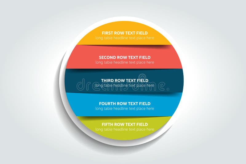 3d Circle, Round Infographic, Chart, Scheme, Diagram, Table, Schedule ...