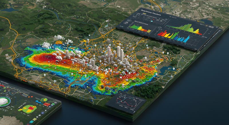 3D City Model with Real-Time Weather Data Visualization and Flood ...