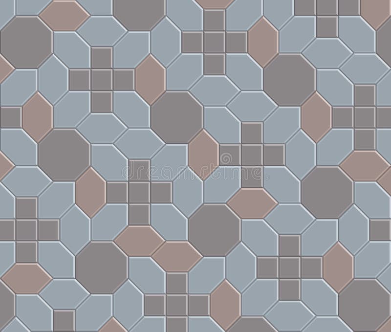 3D Clay Brick Pattern Floor-08 Stock Illustration - Illustration of ...