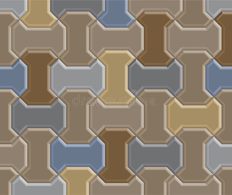 3D worm brick pavement stock vector. Illustration of surface - 116794131