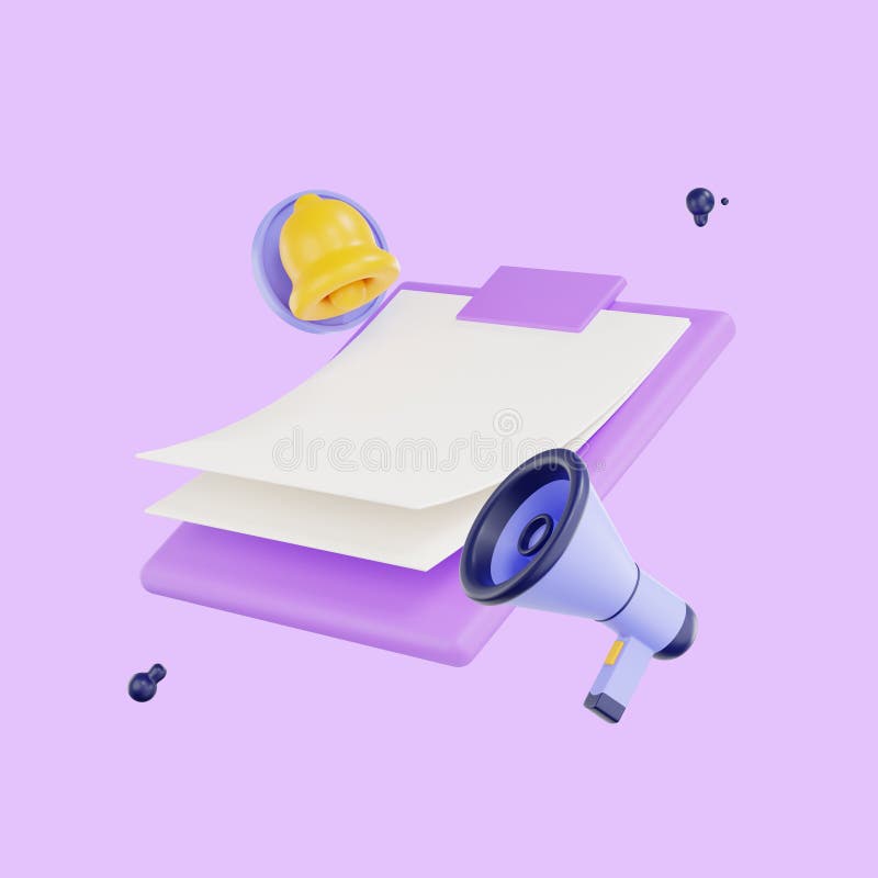 3D Clipboard with Notice , Confirmed or Approved Document Stock Photo ...