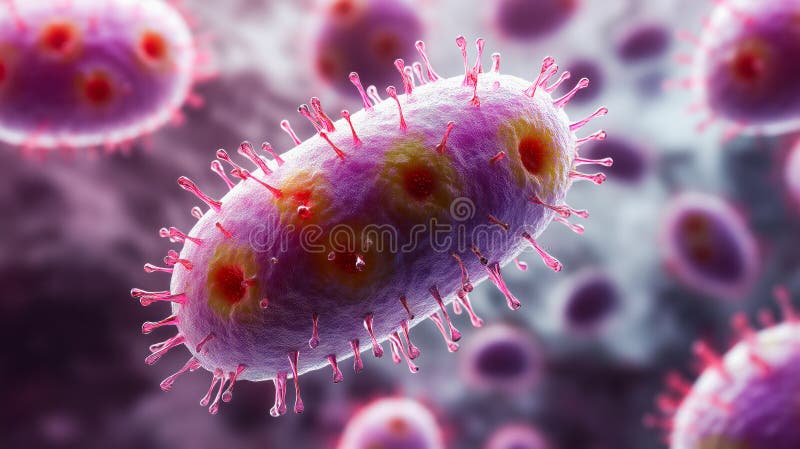 3D Close-up of Coronavirus, Flu, Influenza, SARS, and Monkeypox Virus ...