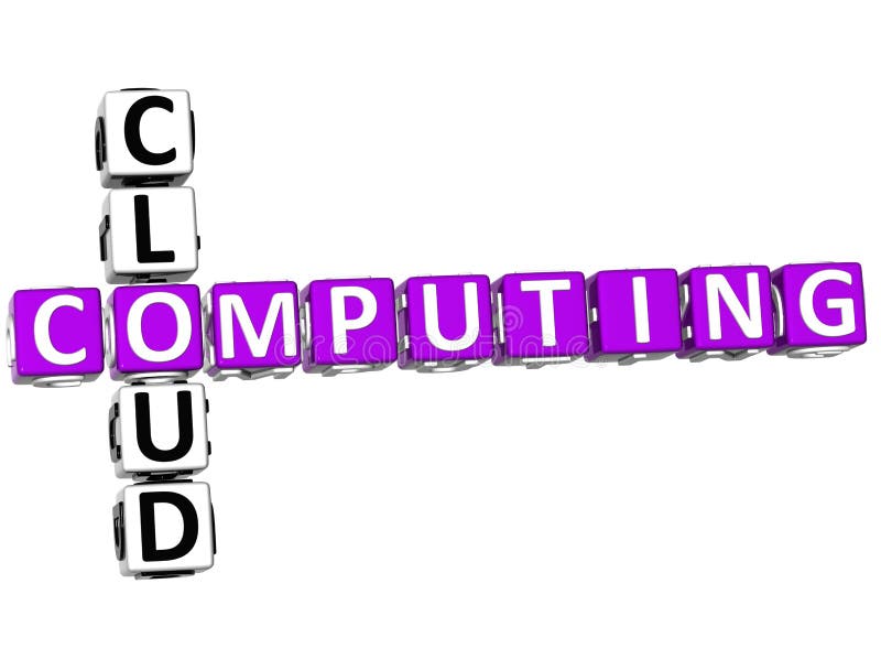 3D Cloud Computing Crossword Stock Illustration - Illustration of puzzle, cross: 92015104