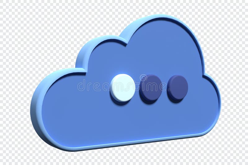 3d Cloud Computing Technology. Cloud Storage Technology and Online Data ...