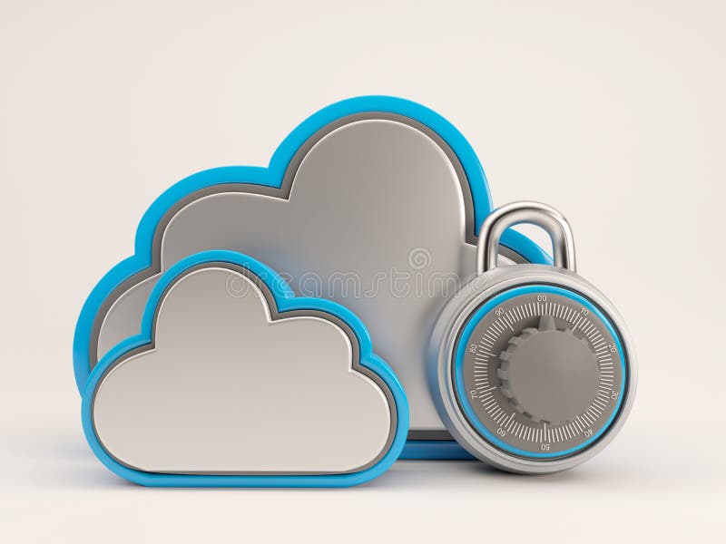 3D Cloud Drive Icon stock illustration. Illustration of phone - 53853010