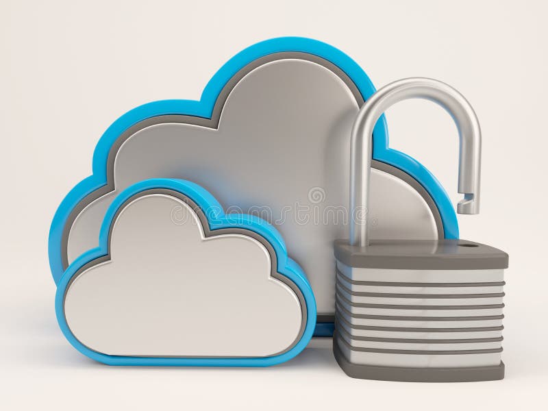 3D Cloud Drive Icon stock illustration. Illustration of disc - 53853073