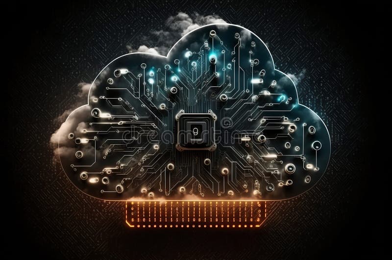 Cloud Icon Cloud Computing Conceptual AI Generated Stock Illustration ... Cloud Icon Cloud Computing Conceptual AI Generated Stock Illustration ...
