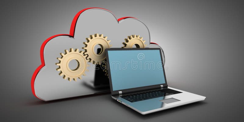 3d Clouds Computing Concept . Cloud and Computer .3d Illustration Stock ... 3d Clouds Computing Concept . Cloud and Computer .3d Illustration Stock ...