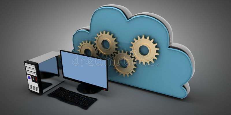3d Clouds Computing Concept . Cloud and Computer .3d Illustration Stock ... 3d Clouds Computing Concept . Cloud and Computer .3d Illustration Stock ...