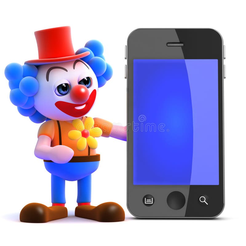 Clown Smartphone Stock Illustrations – 182 Clown Smartphone Stock ...