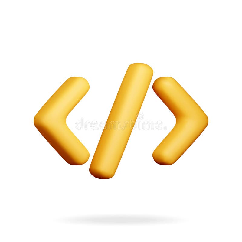 3d Code Icon Isolated on White Stock Vector - Illustration of software, development: 362319680