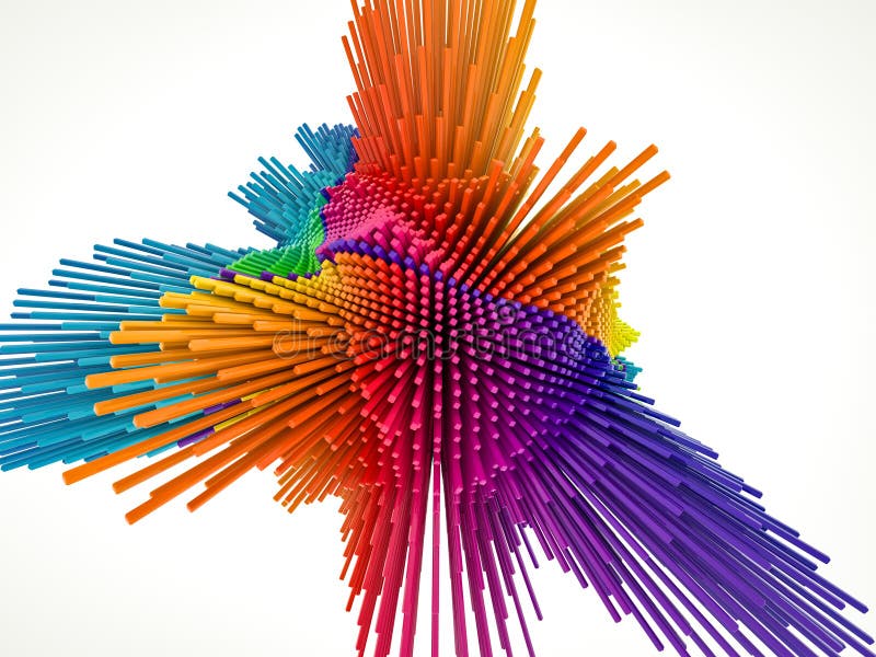 3D Color Space stock illustration. Illustration of math - 163507551