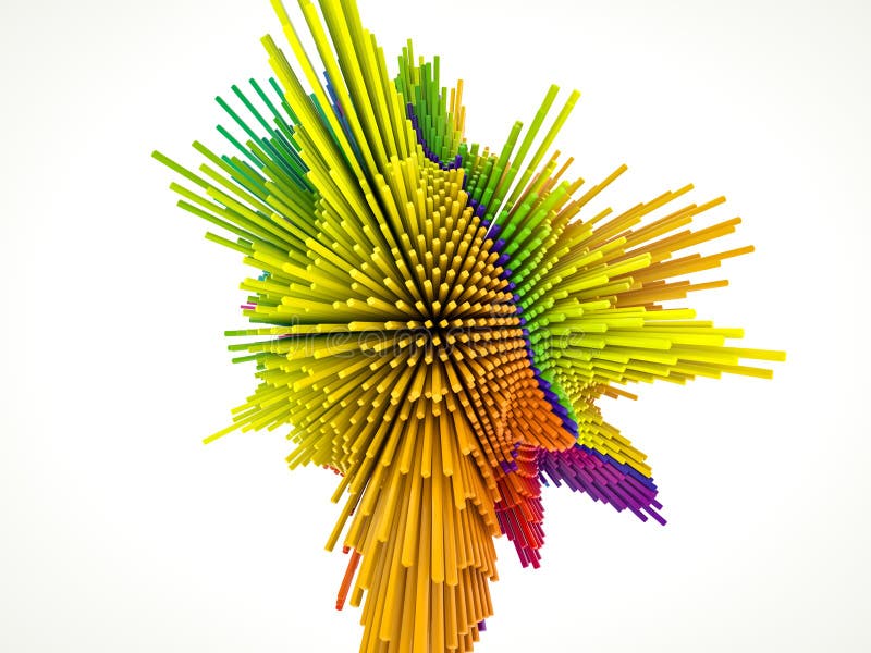 3D Color Space stock illustration. Illustration of rendering - 166103651