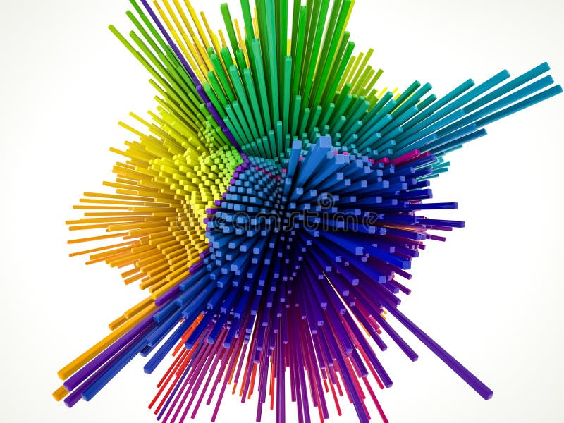 3D Color Space stock illustration. Illustration of expansion - 169706503