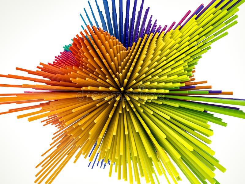 3D Color Space stock illustration. Illustration of elevation - 195440272