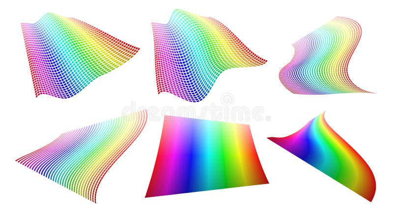 3D Color Theory Palette Abstract Charts Stock Vector - Illustration of ...