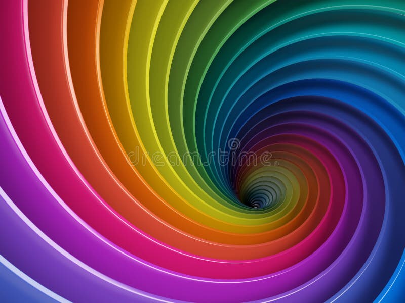 3d Colorful Waves Background Stock Illustration - Illustration of cover ...