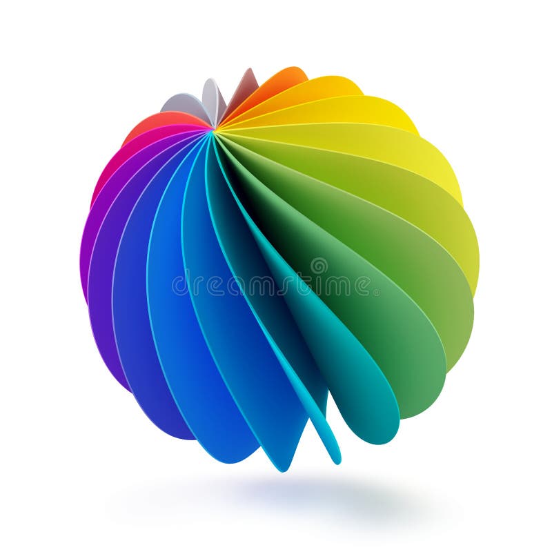 3d Colorful Waves Background Stock Illustration - Illustration of cover ...