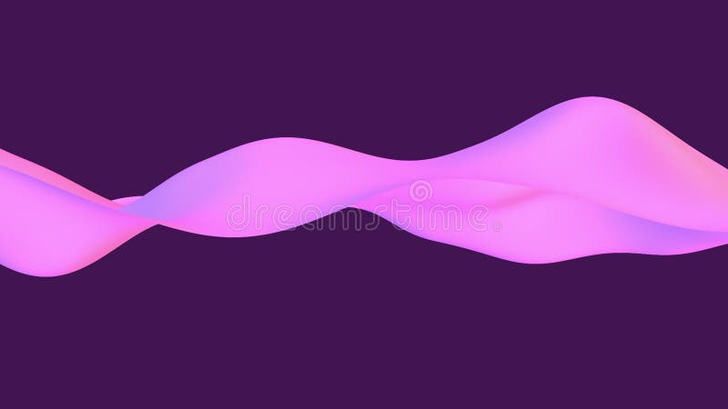 Animation of Lored Soft Wave Forms, 4K Abstract Animation Stock Video ...
