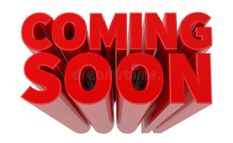 COMING SOON Orange Word on White Background Illustration 3D Rendering ... COMING SOON Orange Word on White Background Illustration 3D Rendering ...