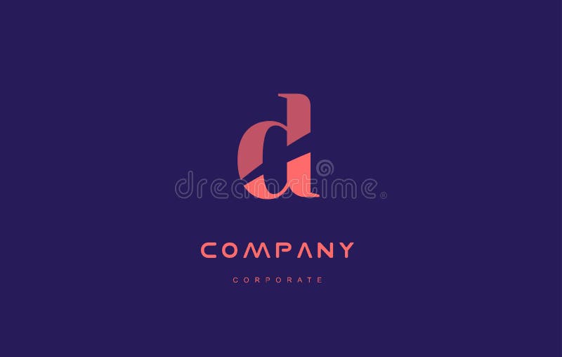 D Company Small Letter Logo Icon Design Stock Vector - Illustration of ...