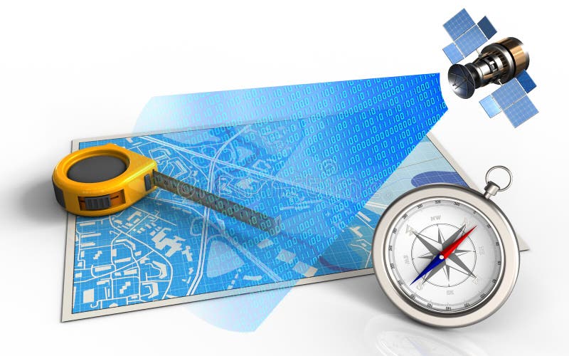 3d compass stock illustration. Illustration of compass - 97979115