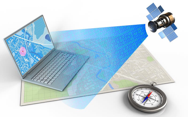 3d compass stock illustration. Illustration of north - 98547931