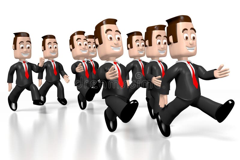 3D competition concept stock illustration. Illustration of eyes - 136879898