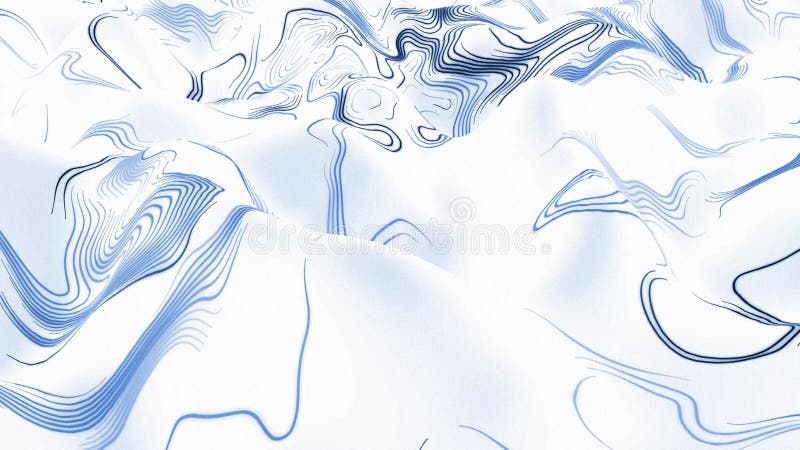 3D Animated Geographical Landscape with Animated Elevation Lines. Stock ...