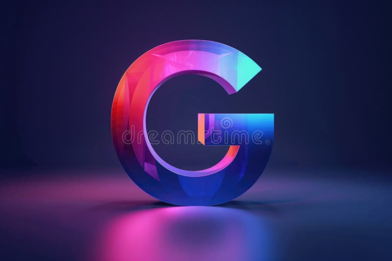 A 3D Computer-generated Representation of the Uppercase Letter G Stock ...