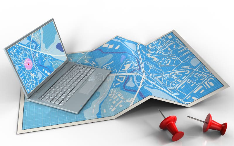 Computer navigation stock illustration. Illustration of computer - 7808620