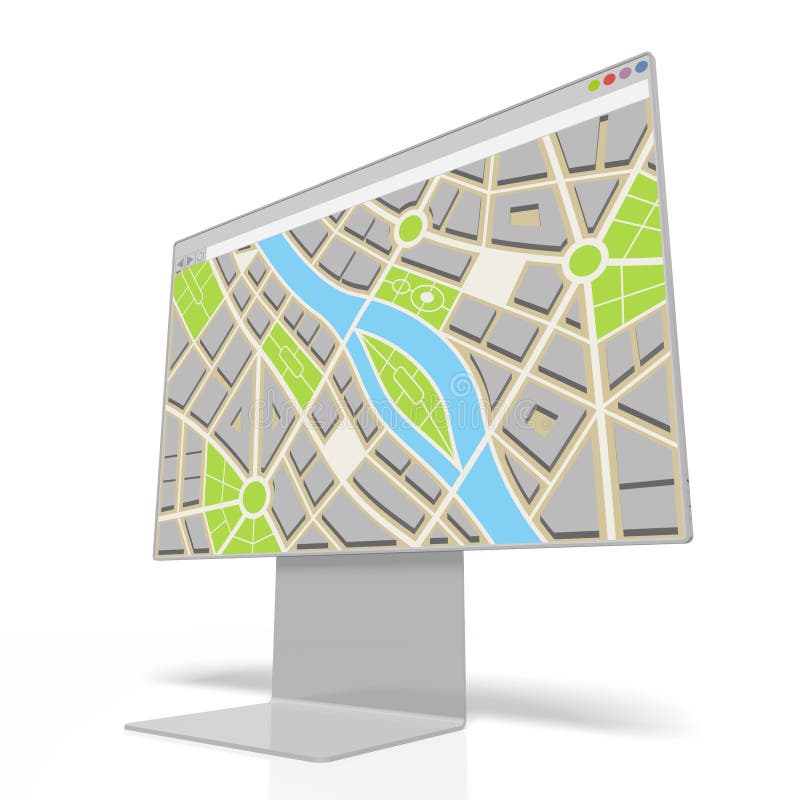 Computer Monitor Plan View Stock Illustrations – 420 Computer Monitor ...