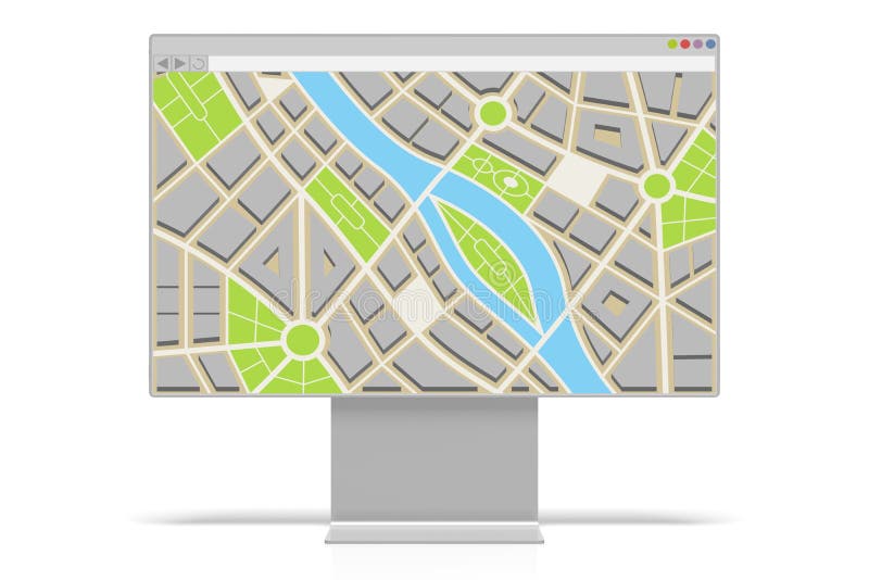 Computer Monitor Plan View Stock Illustrations – 425 Computer Monitor ...