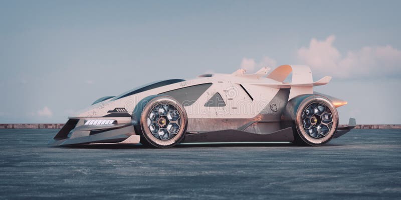 3D concept car stock illustration. Illustration of concept - 251131216